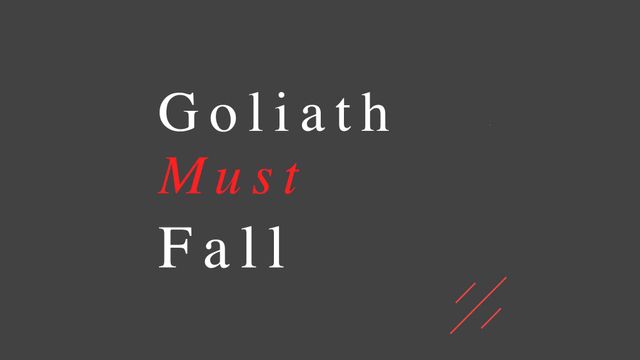 Christiancinema: Goliath Must Fall